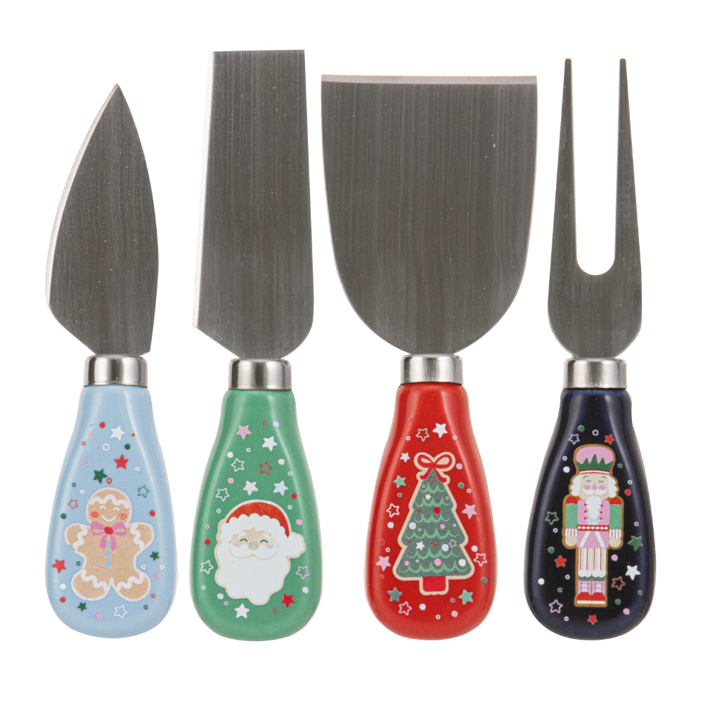 Ladelle Festive Fun Cheese Knife Set – House