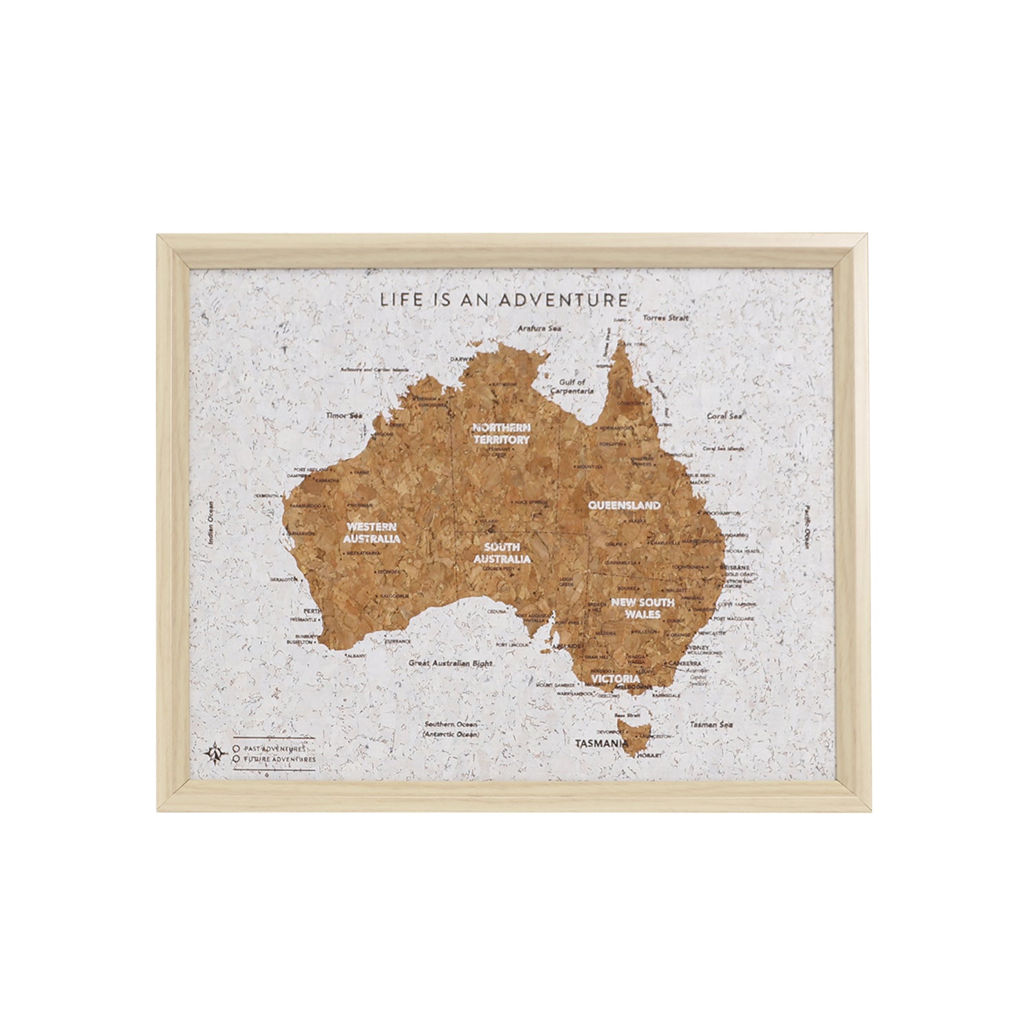 Splosh Travel Board Australia Desk Map – House