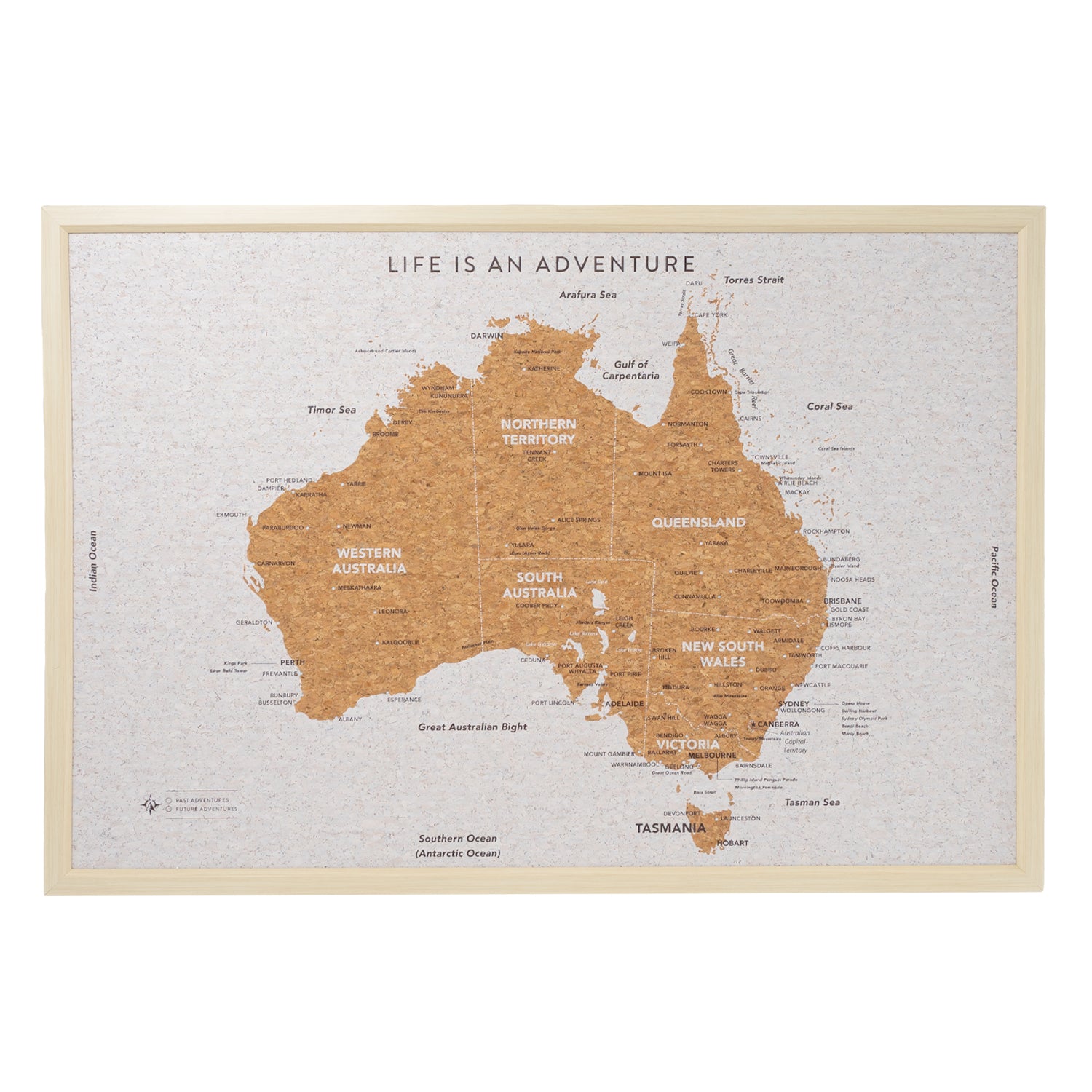 Splosh Travel Board Australia Large Map – House